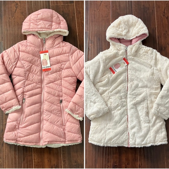 Steve Madden | Jackets & Coats | New Steve Madden Girls Reversible ...